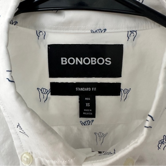Bonobos | Shirts | Bonobos Standard Fit Print Hand Gestures Sign ...